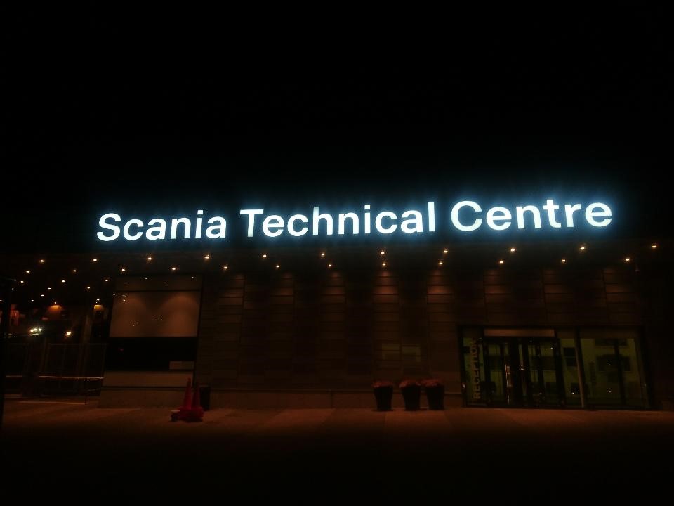 Scania Technical Centre - Signtronic AB tillverkar skyltar i Jönköping
